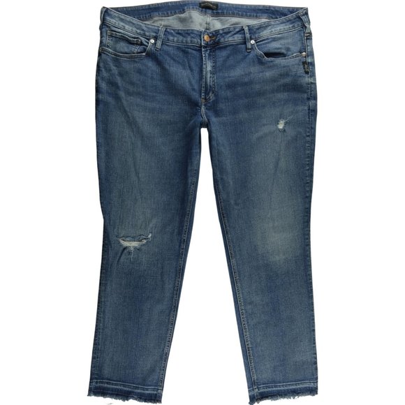 Silver Jeans | Jeans | Silver Boyfriend Jeans Womens Plus 22 Raw Hem ...